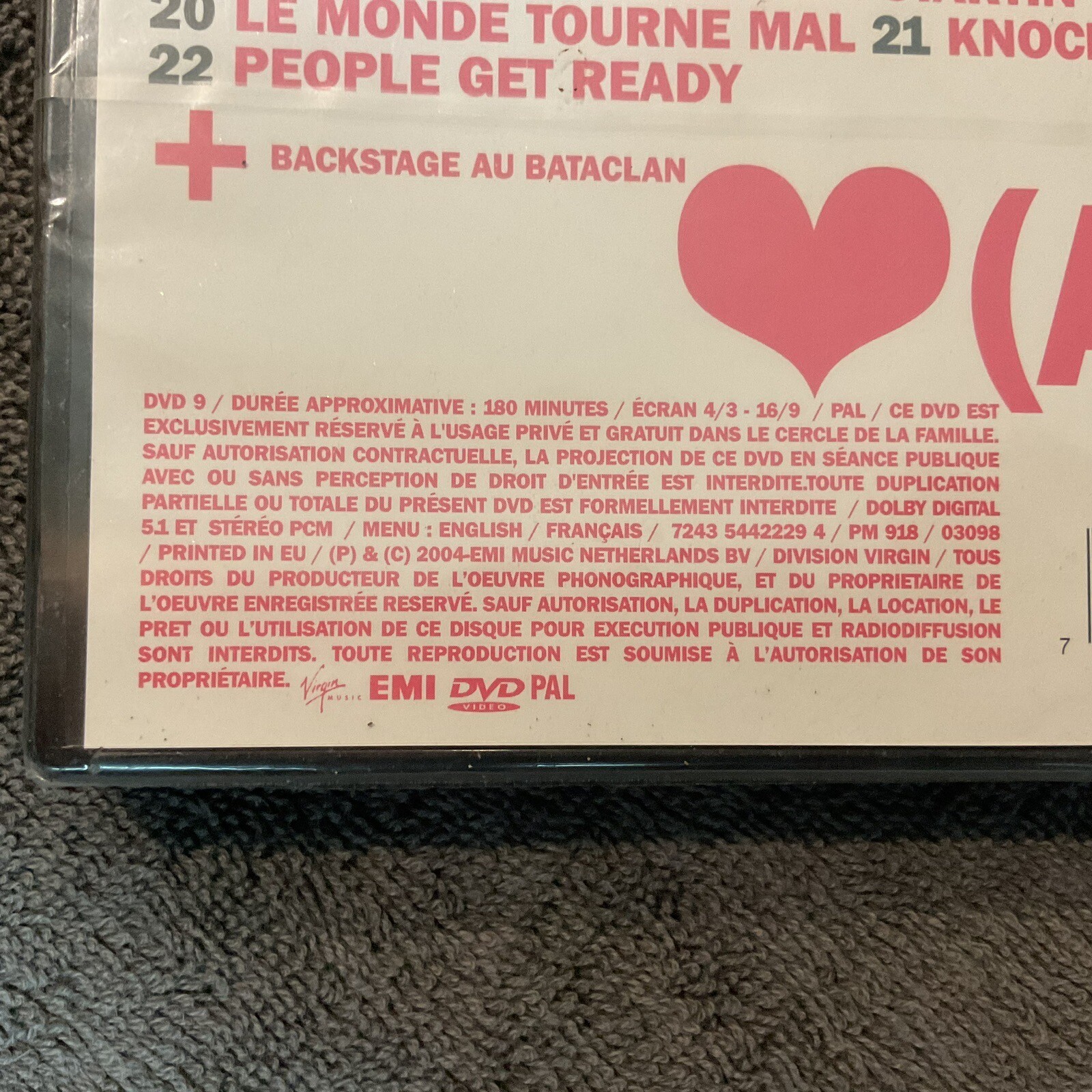 Axelle Red: French Soul (DVD 2 Disc Set, 2004) Unopened 724354422294| eBay