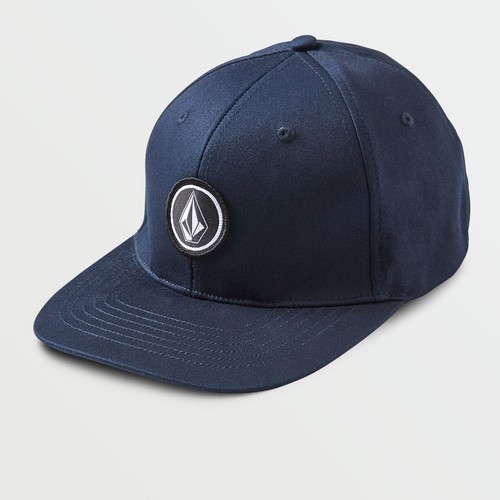 Volcom V Quarter Stretch Fit Baseball Cap Hat Navy NWT NEW Skate Surf ...
