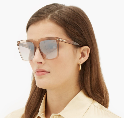 NEW TOM FORD SABRINA-02 TF764 20Z WOMEN SQUARE SUNGLASSES FT0764/S 20Z 889214096432| eBay