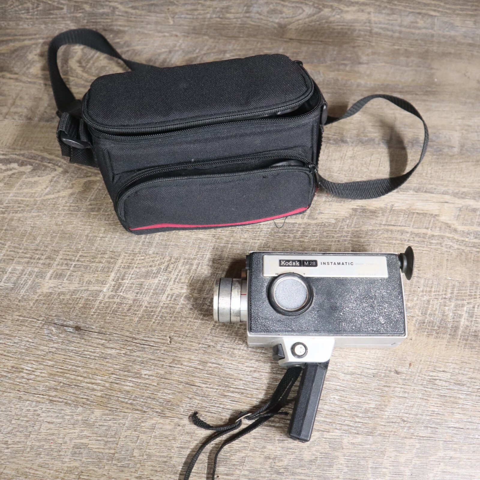 Vintage Kodak M28 Instamatic Movie Camera Super 8 With Bag Parts ...