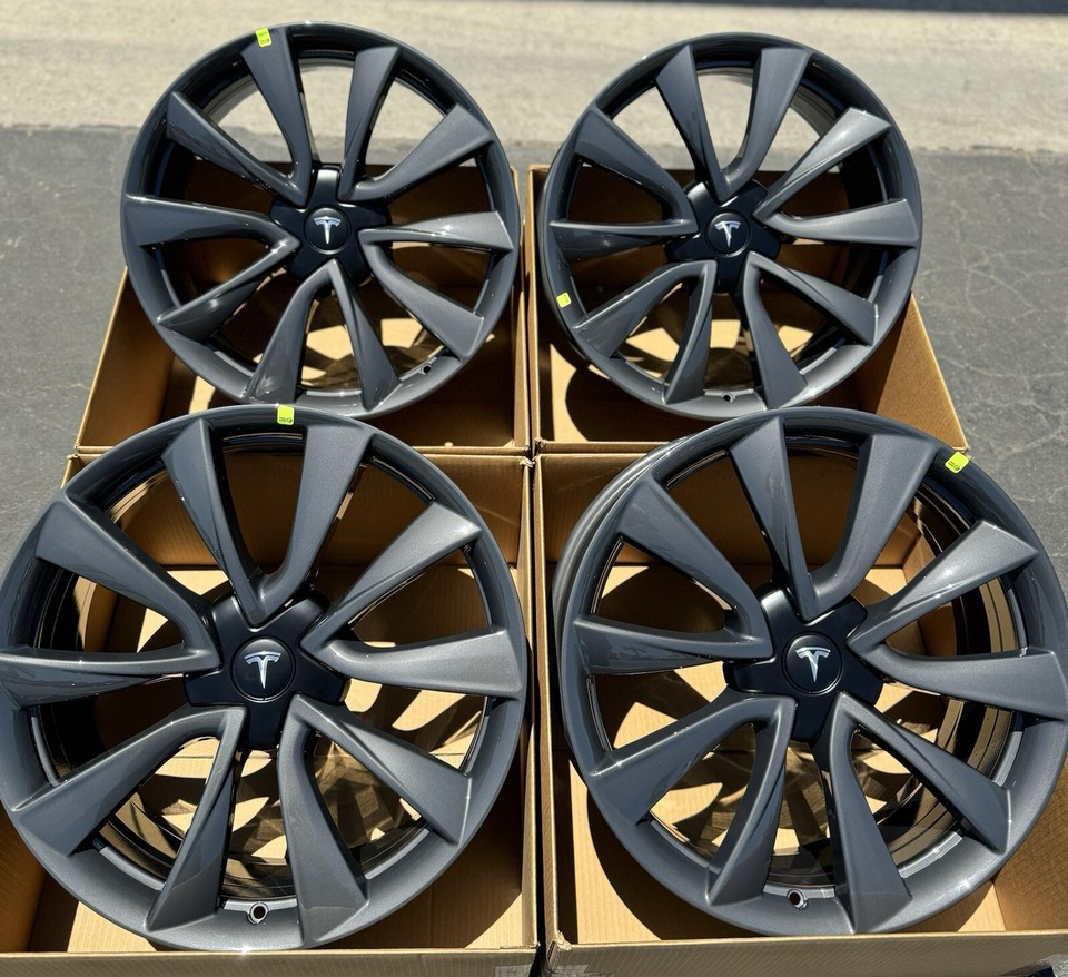 20” Tesla Model 3 Performance Wheels Stiletto Sport Rims Factory OEM ...