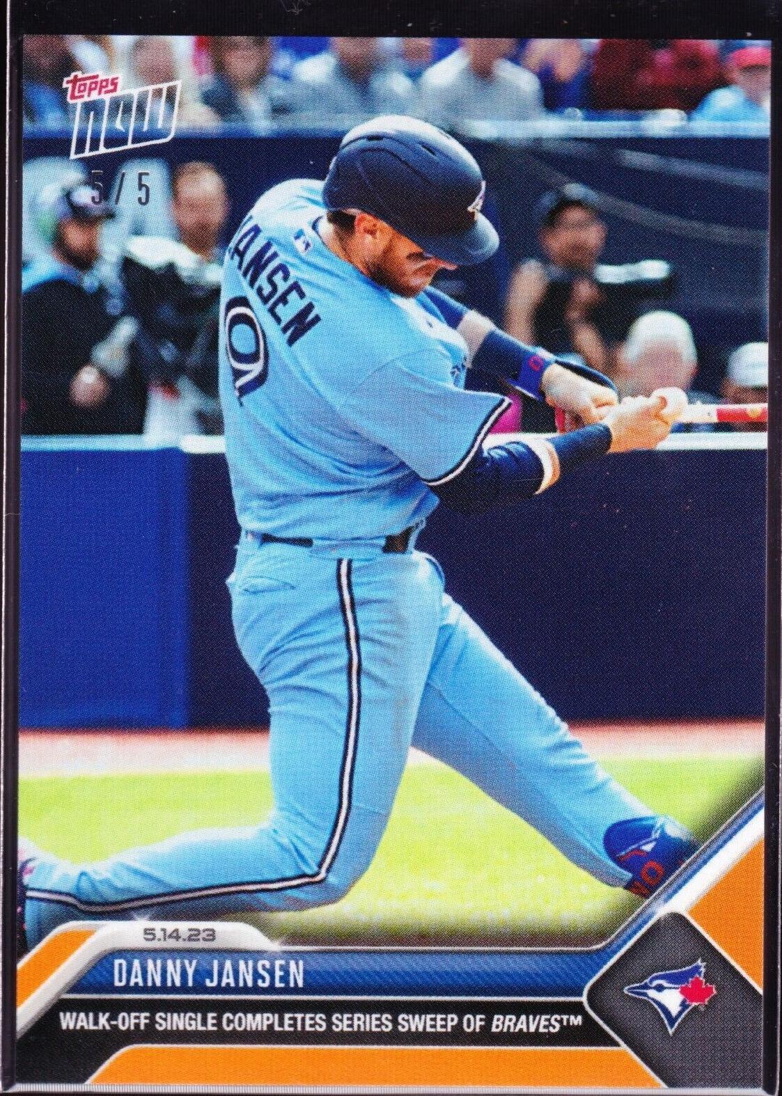 2023 Topps Now - Danny Jansen #290 Orange /5 for sale online | eBay