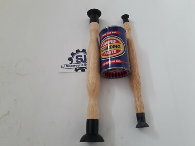 VALVE GRINDING KIT SET-LAPPING STICK TOOL+COARSE & FINE GRADE PASTE ...