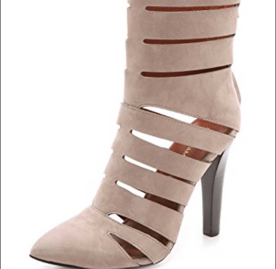 Rebecca Minkoff Derea Cutout Suede Booties 8 | eBay