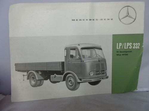 Mercedes Benz LP / LPS 332 Sales Leaflet | eBay UK