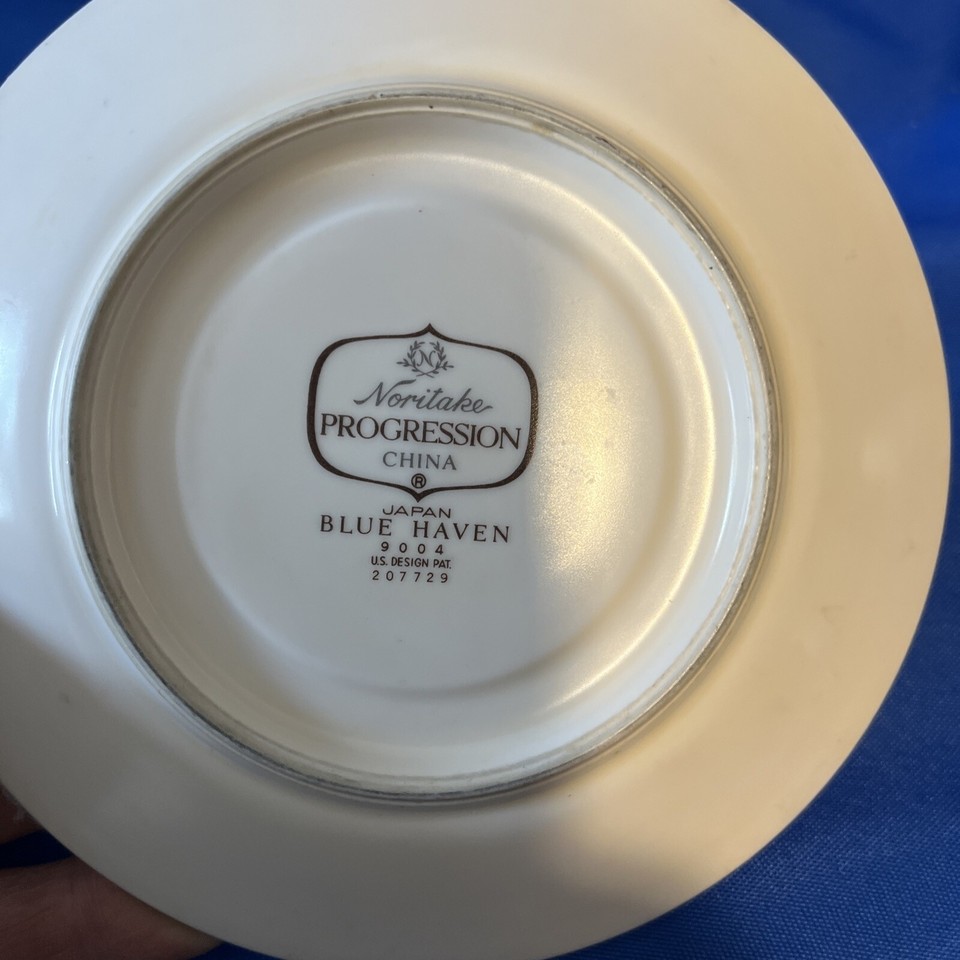 Noritake Progression "Blue Haven" Dishes ~ Cup & Saucer EUC | eBay