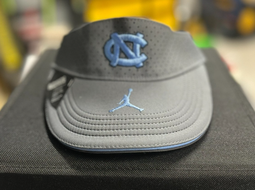 Air Jordan Nike Pro Jumpman UNC North Carolina Tar Heels GRAY Visor NWT ...