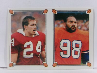 1987 Topps Album Stickers Ricky Hunley Ron Wolfley #178-27 | eBay
