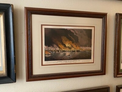 The Great Fire of 1849 at St. Louis, Mo. by Nathaniel Currier | eBay