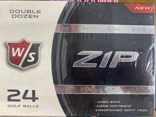 2 Dozen Wilson Staff Zip Golf Balls, White, 48 balls NEW | eBay