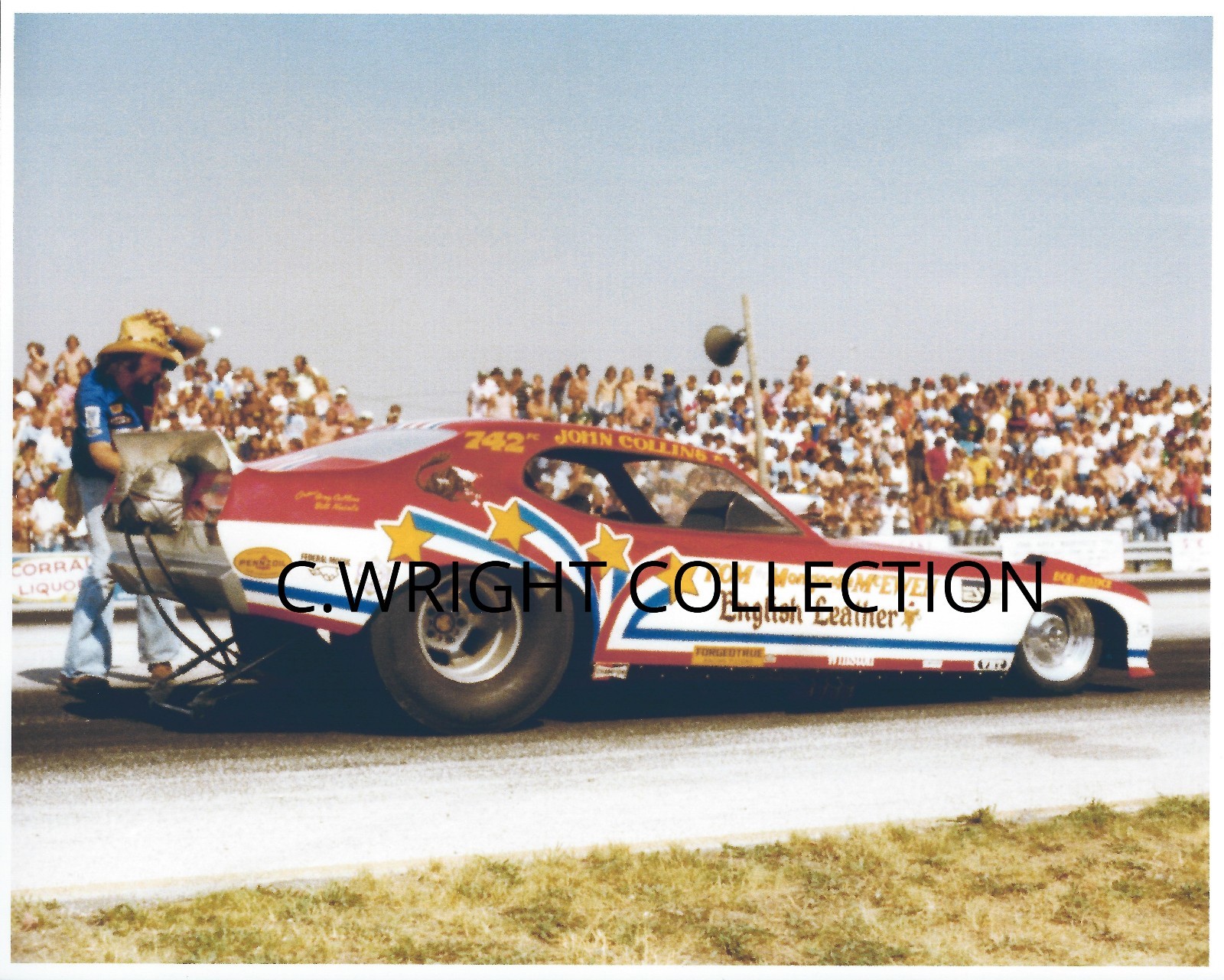 1970s Drag Racing-Tom McEwen-John Collins-Duster F/C-1977 AHRA Gateway ...