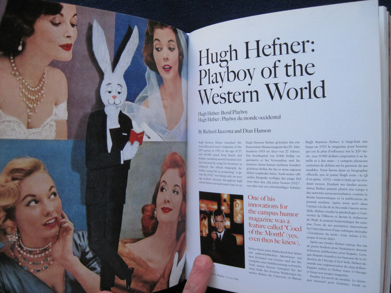 THE HISTORY OF GIRLY MAGAZINES - HUGH HEFNER'S COPY wi His BOOKPLATE ...