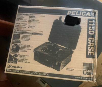 Pelican 1150 Hard Case Compact Rigid Protective Storage w/ Unused Foam ...