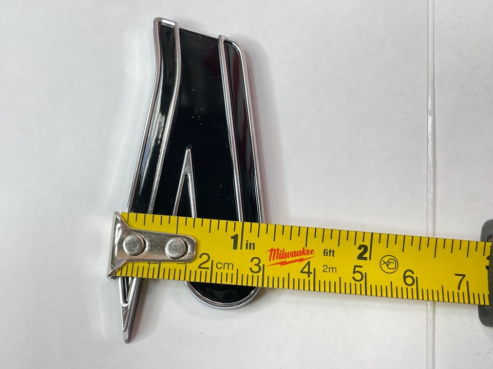 Black & Chrome VW R Line Badge Emblem LOGO Stick On 30mm x 65mm R-Line ...