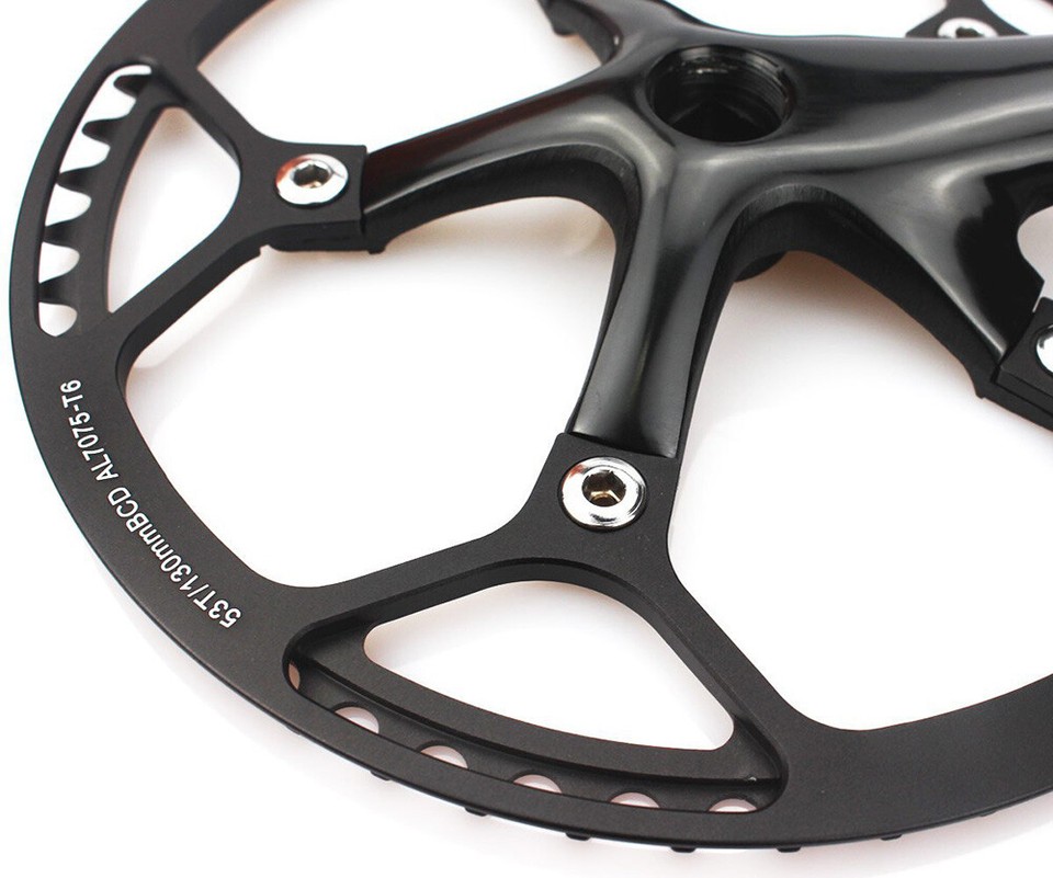 104BCD 130BCD 110BCD 30-58T MTB Road Bike Single Chainring fit 8-11 ...