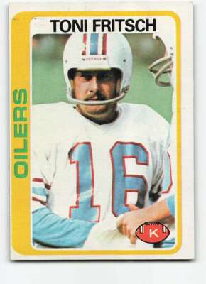 1978 Topps #164 Toni Fritsch EX Excellent Oilers 115377 | eBay