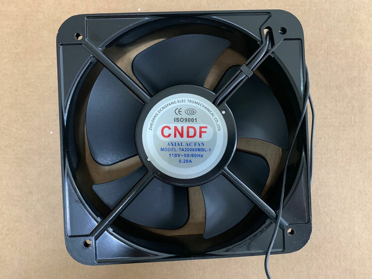 new CNDF Fan TA20060MBL-1 AC 110V 0.28A 20060 20CM 2 Wire | eBay
