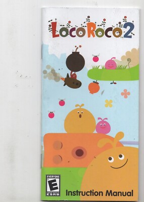 Loco Roco 2 PSP MANUAL ONLY Authentic Original | eBay
