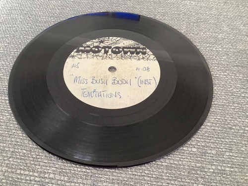 TEMPTATIONS - MISS BUSY BODY (INSTRUMENTAL) SINGLE SIDED TEST PRESSING ...