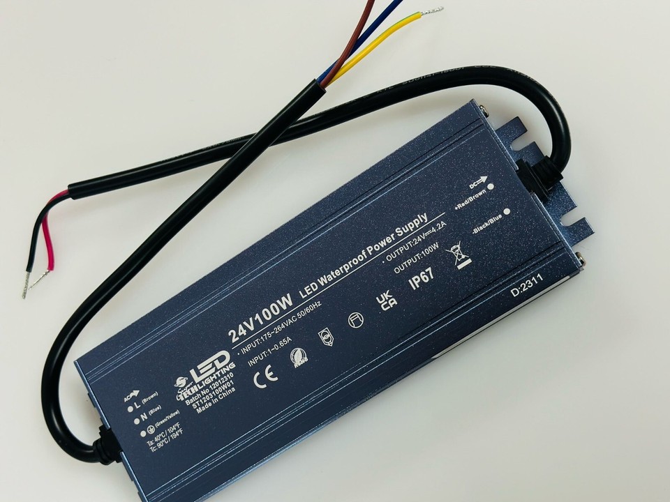 100w to 600W DC24V Waterproof Power Supply Transformer Adapter Driver ...