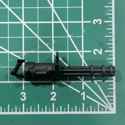 Custom Sci-fi Minigun resin 1/12 scale Legends GI Joe Classified Mini ...