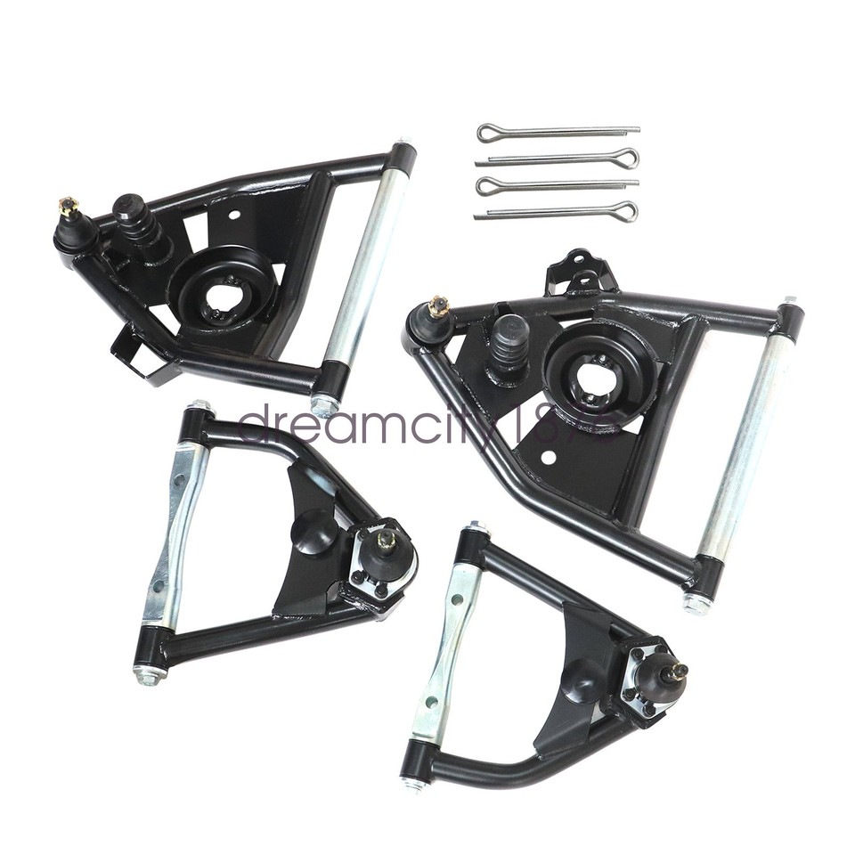 For 1963-1970 C10 CHEVROLET GMC TUBULAR CONTROL ARMS SET OF 4 UPPER AND ...