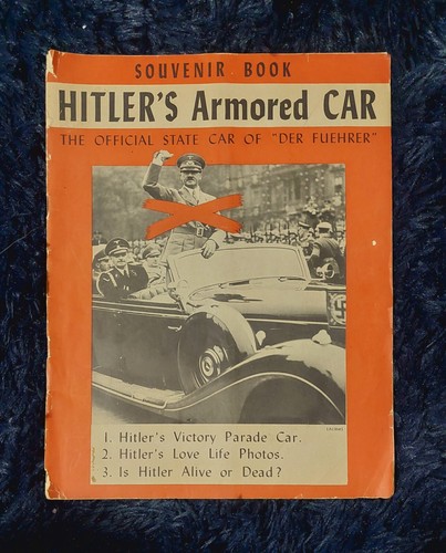 Souvenir Book Hitler's Armored Car WWII WW2 | eBay