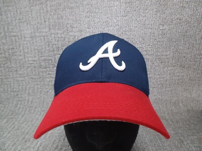 Atlanta Braves Hat Cap Blue Red w/White A Offical MLB Team OC Sports ...