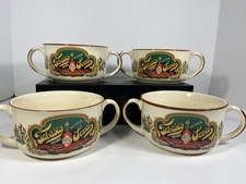 TABASCO Oysters Antique Label 2-handle Ceramic Gumbo Bowls - Set of 3 ...