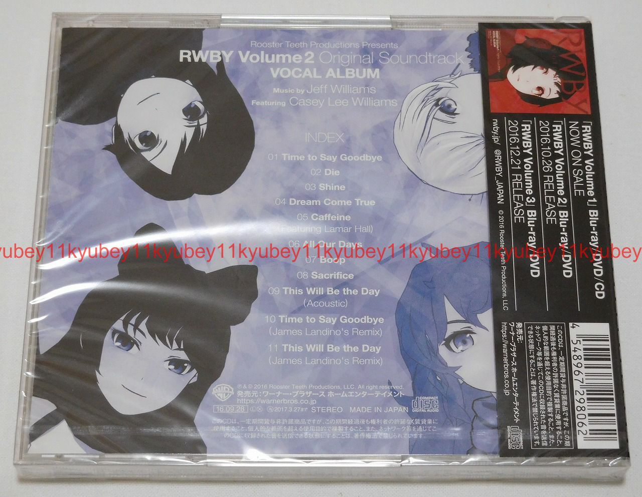 New RWBY Volume 2 Volume2 Original Soundtrack Vocal Album CD Japan ...