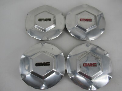GMC Center Caps Hubcaps Envoy 9593396 OEM 17" Wheel Set 02 03 04 05 06 ...