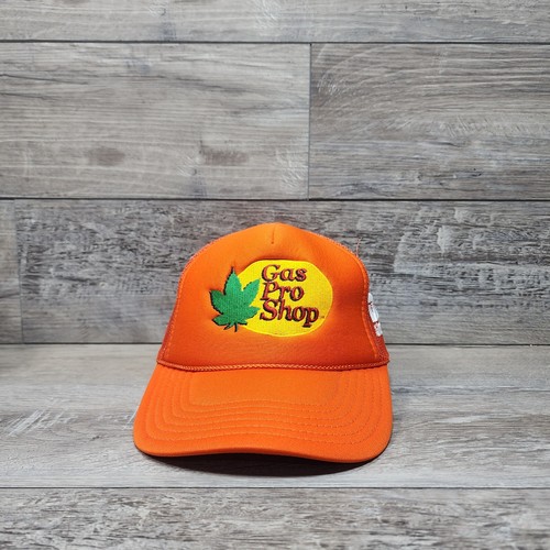 Gas Pro Shops Embroidered Cap Hat Adult Mens SnapBack Meshback Cannibas ...