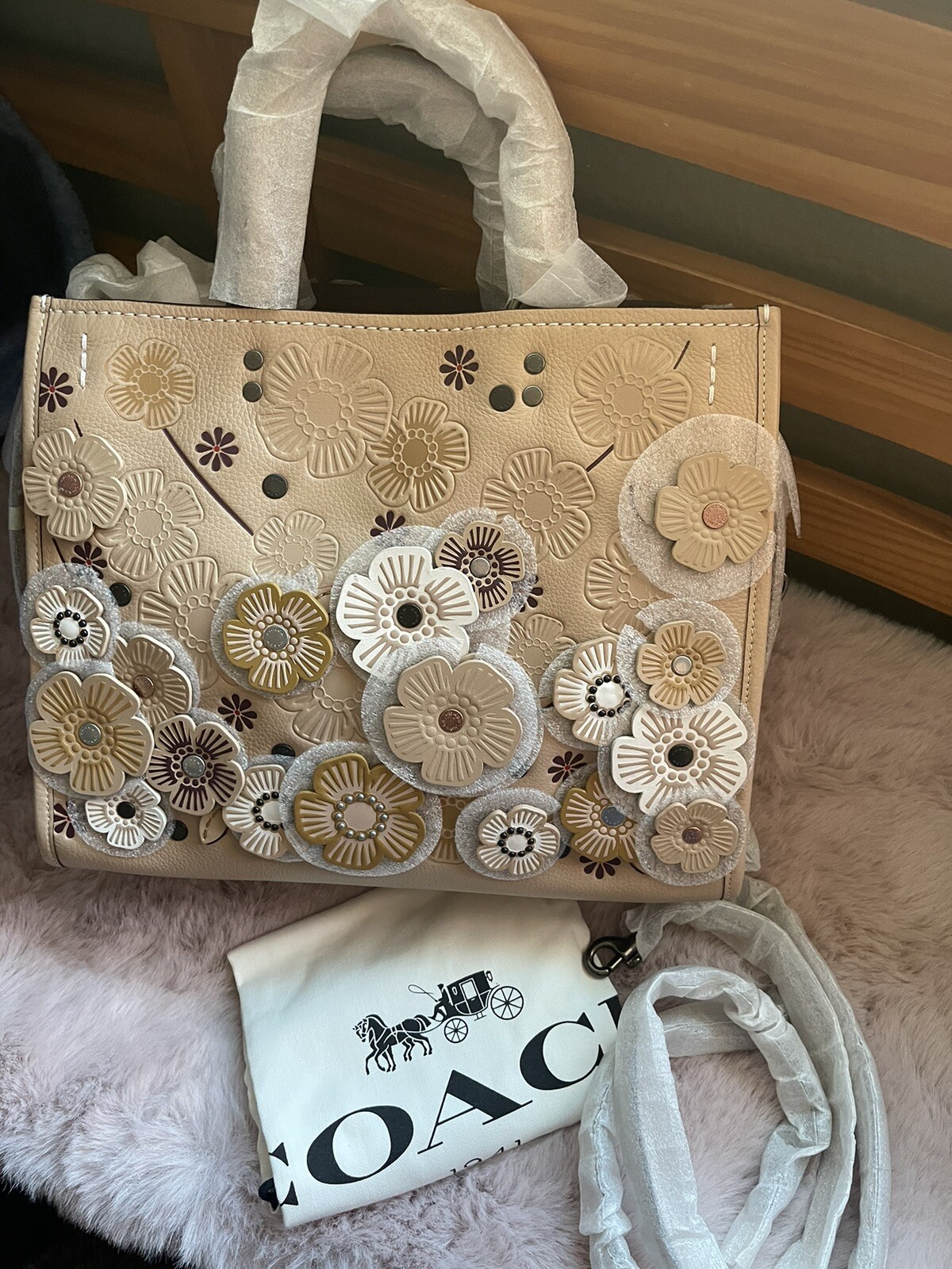 Coach 1941 Rogue 30 Tea Rose Satchel - Beechwood NWT | eBay
