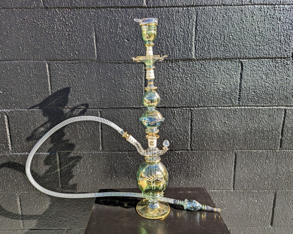 28" Full glass hookah set Egyptian shisha | eBay