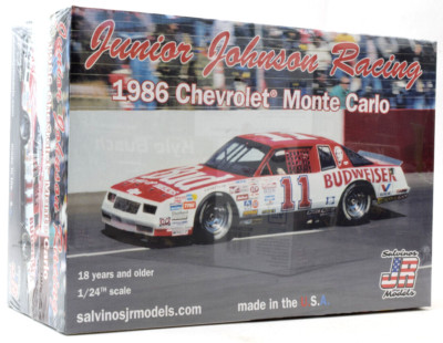 Salvinos JR Models "Budweiser" Junior Johnson '86 Monte Carlo 1/24 ...