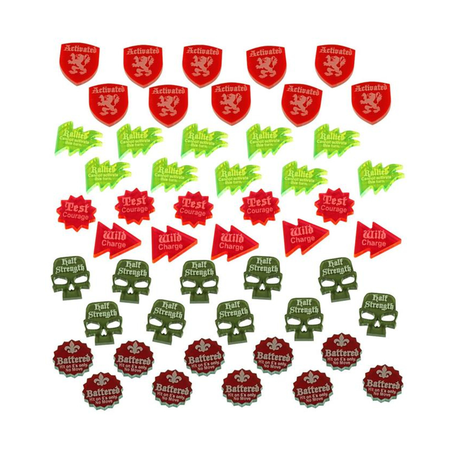 Litko Token Set Lion Rampant - Game Upgrade Set, Multi-Color New | eBay