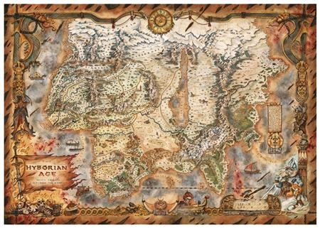 CONAN HYBORIAN AGE MAP POSTER | eBay