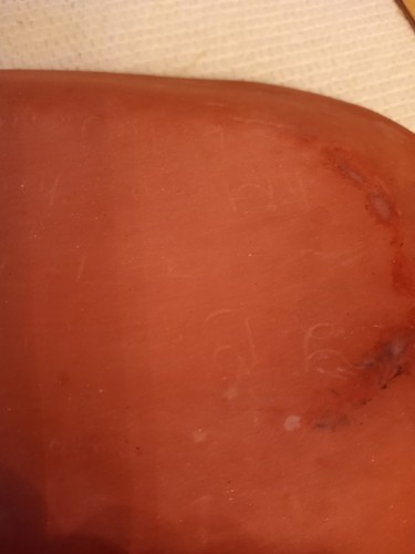 Lester Breininger Robertsonia Redware Pottery Dish 1977 Signed Folk Art ...