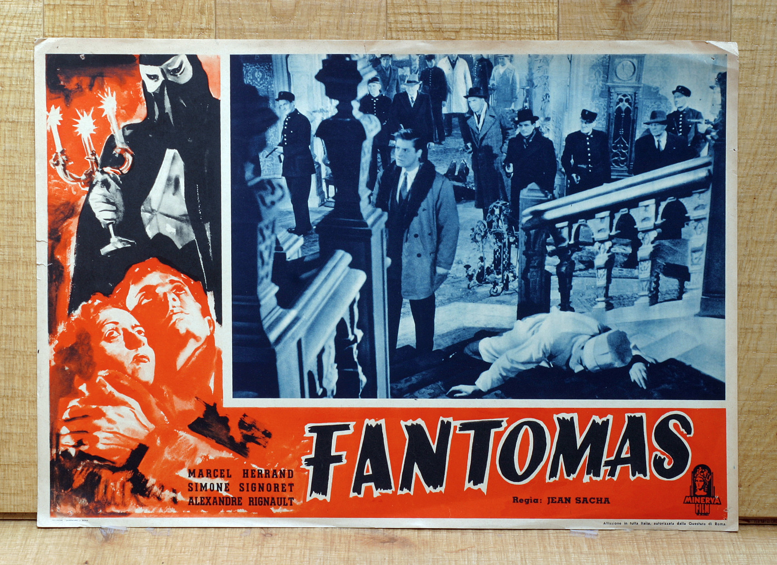 FANTOMAS fotobusta poster affiche Simone Signoret Marcel Herrand ...
