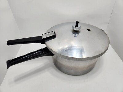 Presto Stainless Steel Pressure Cooker Vintage Model 603 Made In Canada ...