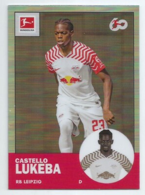2023-24 Topps Chrome Bundesliga CASTELLO LUKEBA Rare 60th Anniversary ...
