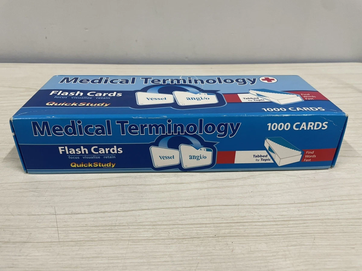 Medical Terminology Flash Cards PDF Free Download [1000, 42% OFF