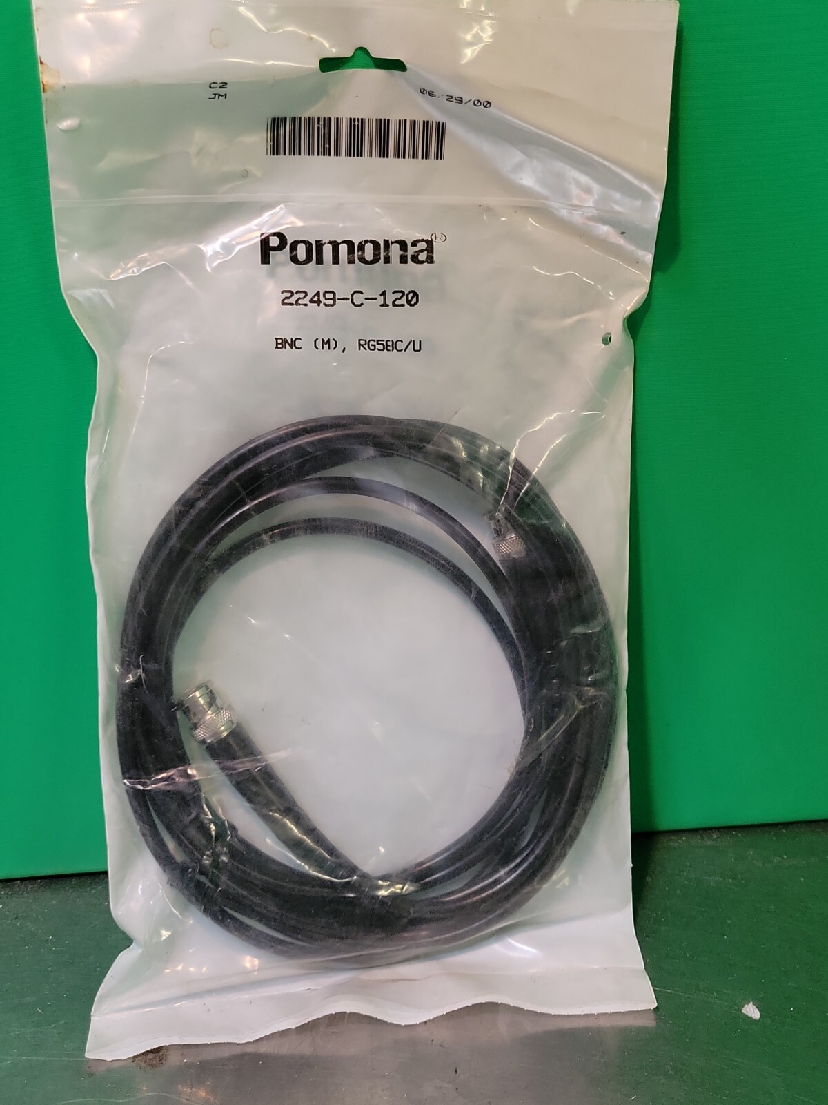 Pomona 2249-C-120 Cable Assembly Coaxial BNC(M) to BNC(M) RG58C-U ...