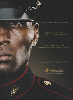 2009 USMC U.S. Marines - "Walk With Honor, Gain The Wisdom" - Print Ad ...