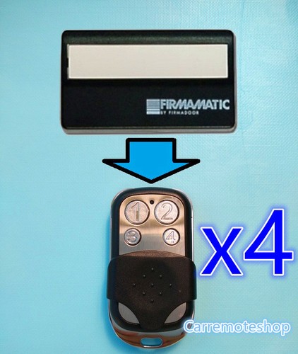 4x B&D Firmamatic Firmadoor Garage Door Gate Remote 059409 FAM4 1A5477 ...
