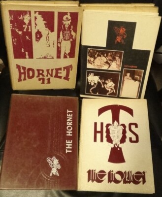 Tulia TX Tulia High School Yearbooks Hornet 1971 1972 1973 1974 Choice ...