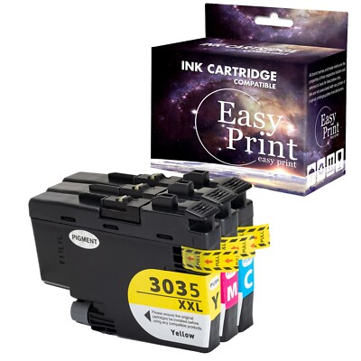 3-Pack LC3035 3035XXL Ink Cartridge for MFC-J805DW MFC-J805DW XL Laser ...