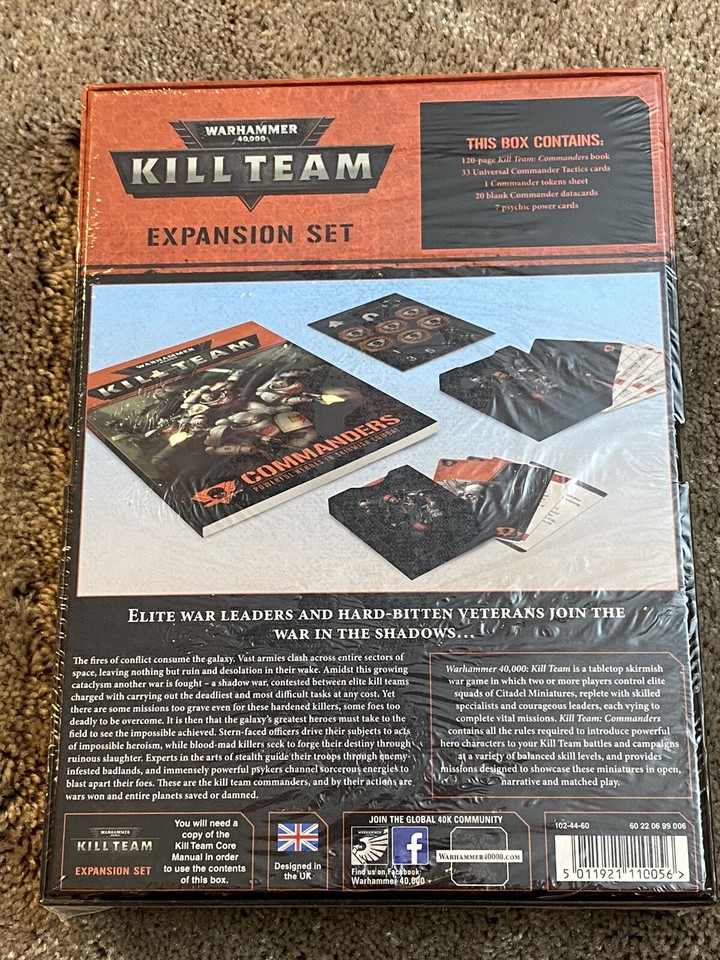 Kill Team: Commanders Expansion Set Warhammer 40K NIB | eBay