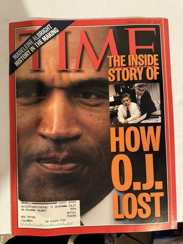 Time Magazine February 17 1997 The Inside Story Of How OJ Lost M407 | eBay