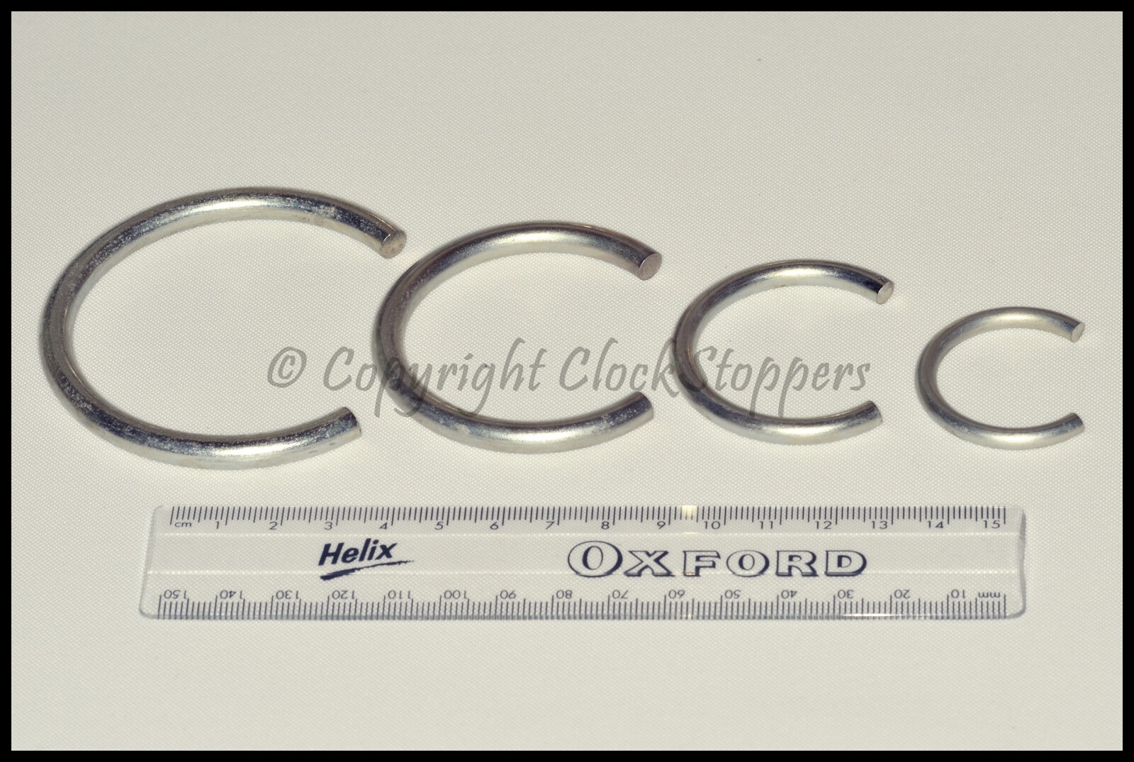 Set of 4 Clock Mainspring Clamps Holders Repair Tool Service Spares ...